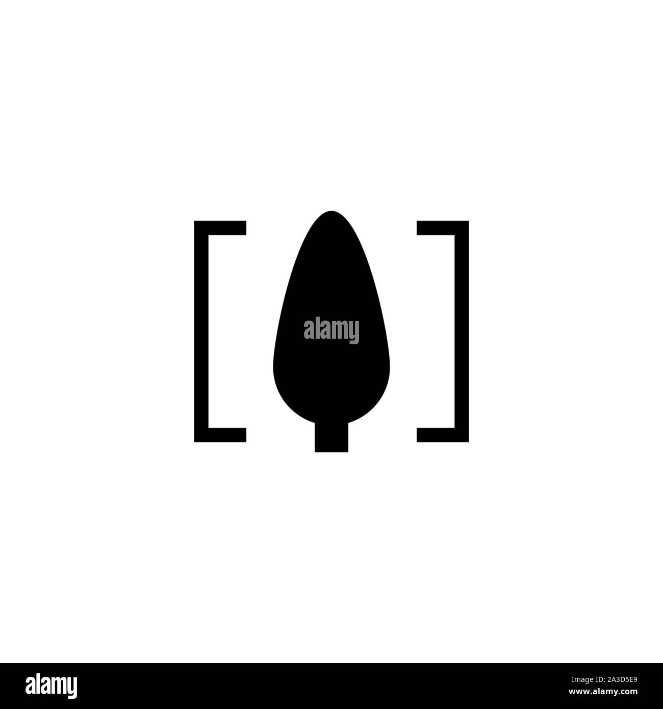 Tree Growth, Agriculture Sapling. Flat Vector Icon illustration. Simple ...