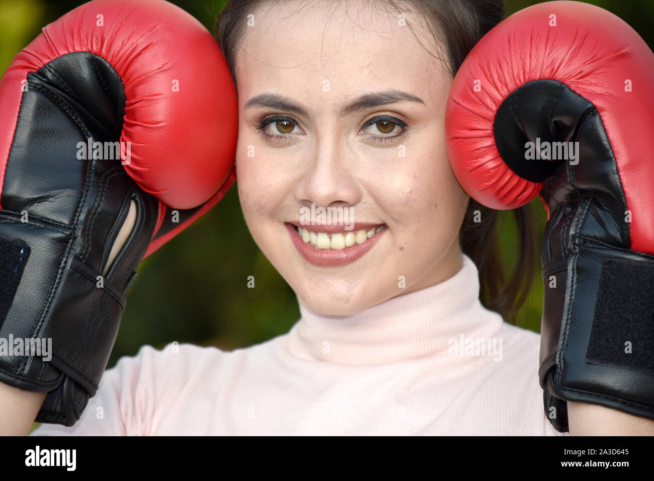 Attractive beautiful young woman mma hi-res stock photography and ...