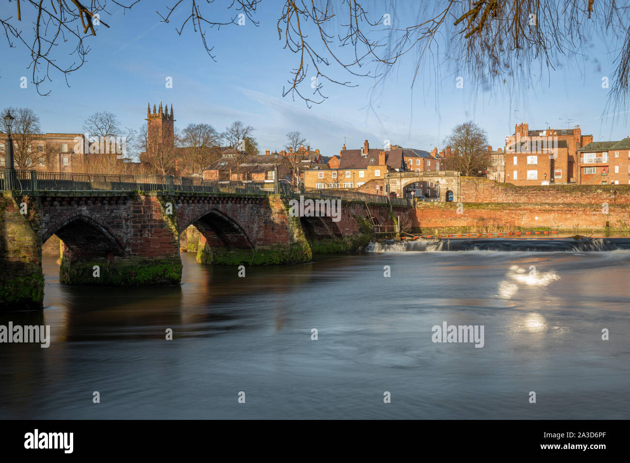 The Old Dee Bridge, Chester Stock Photo - Alamy