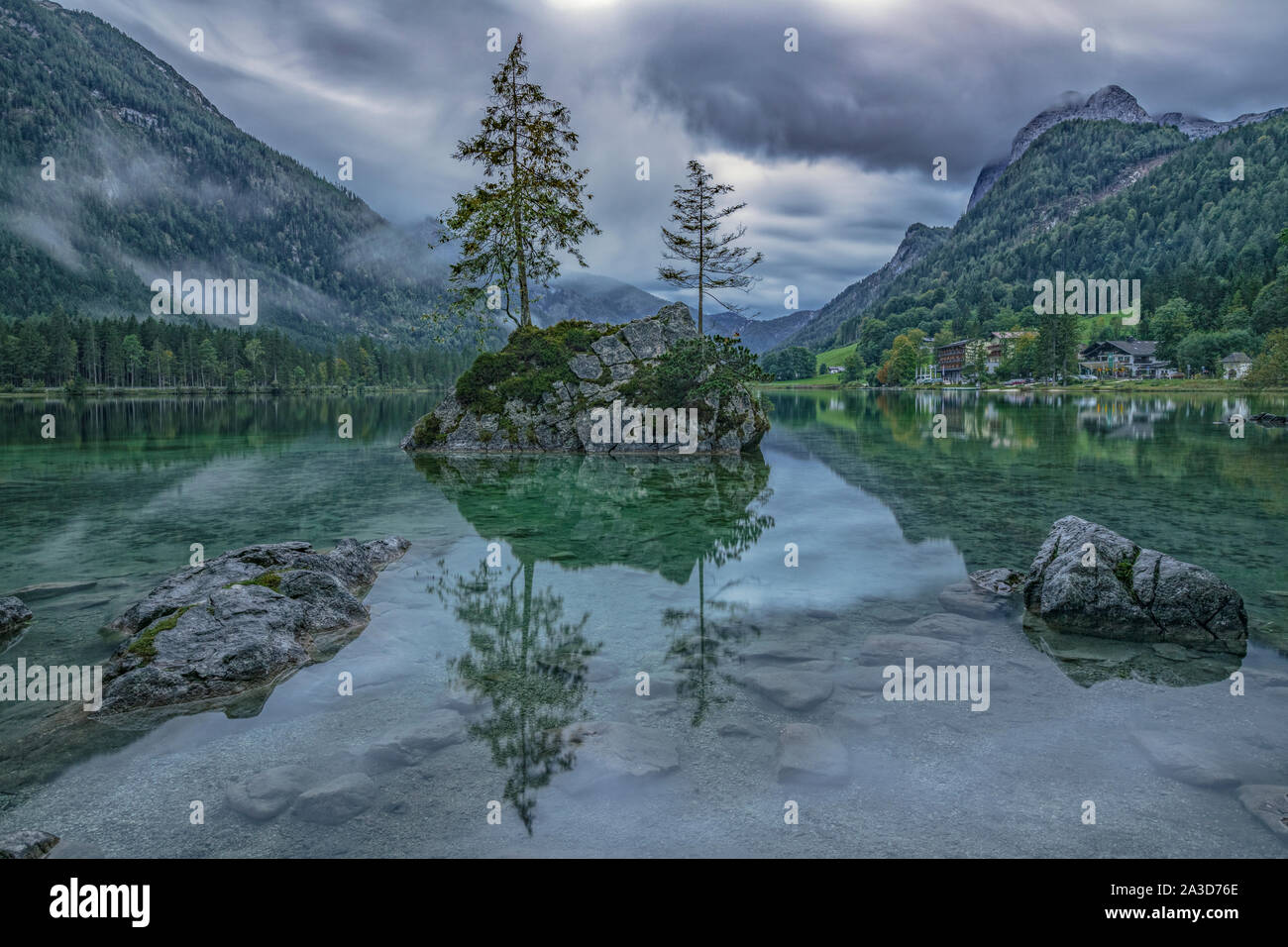 Hintersee, Ramsau, Berchtesgaden, Bavaria, Germany, Europe Stock Photo ...