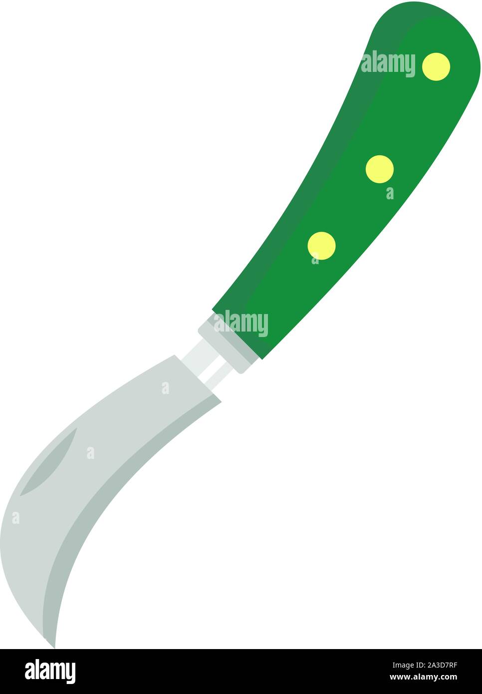 Garden knife icon. Flat illustration of garden knife vector icon for ...