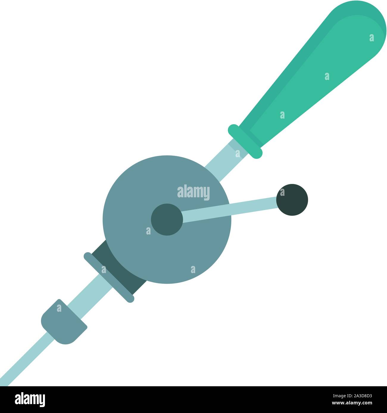 Hand drill icon. Flat illustration of hand drill vector icon for web ...
