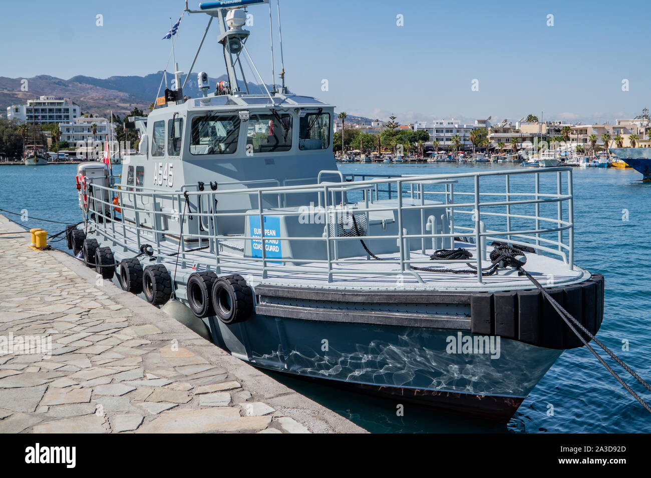 european border control and coast guard, FRONTEX Stock Photo - Alamy