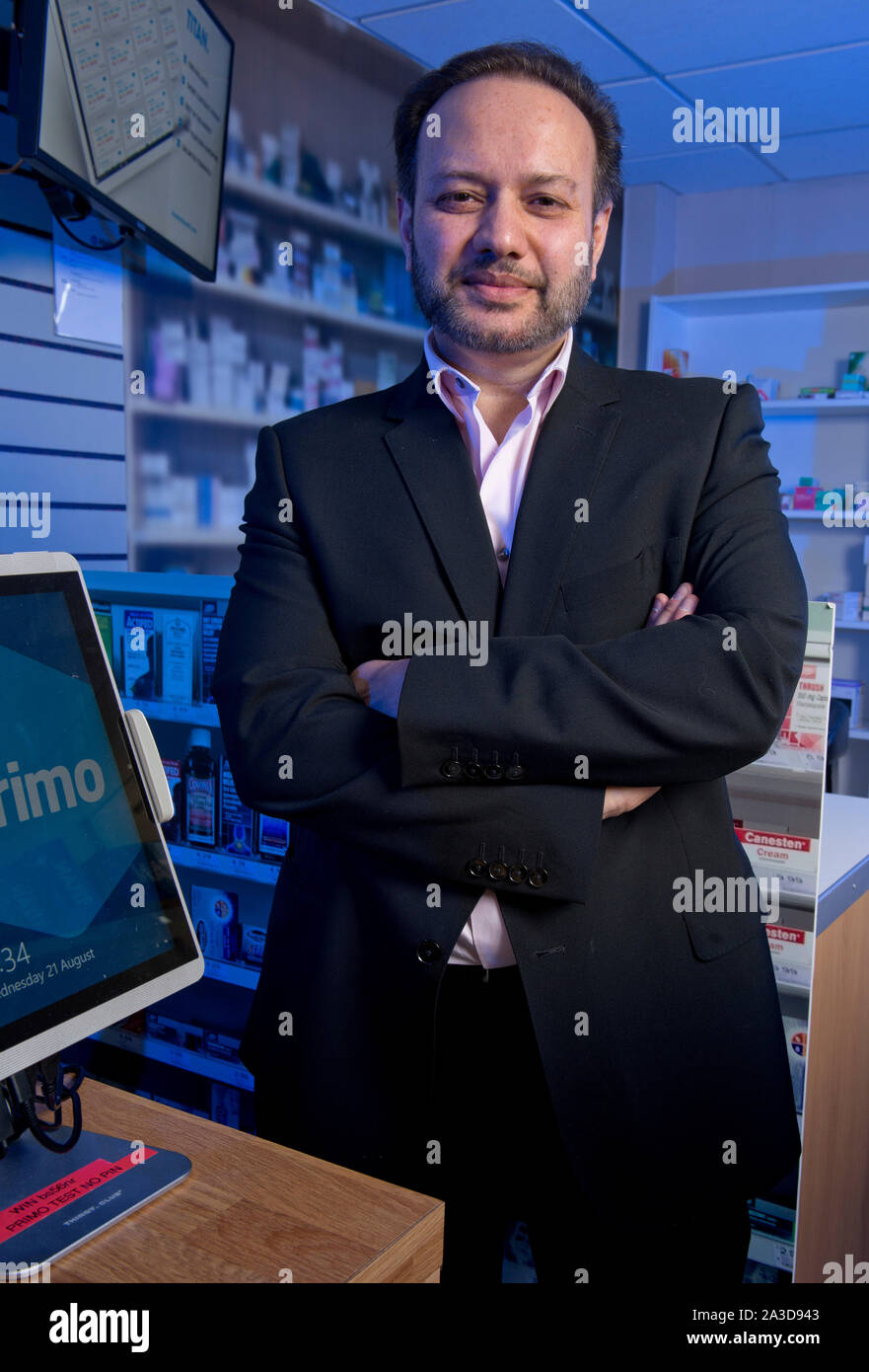 Tariq Muhammad CEO of Invatech Health, Bristol, UK Stock Photo - Alamy