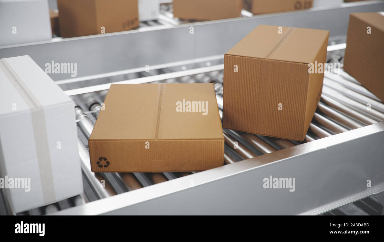 Packages delivery, packaging service and parcels transportation system ...