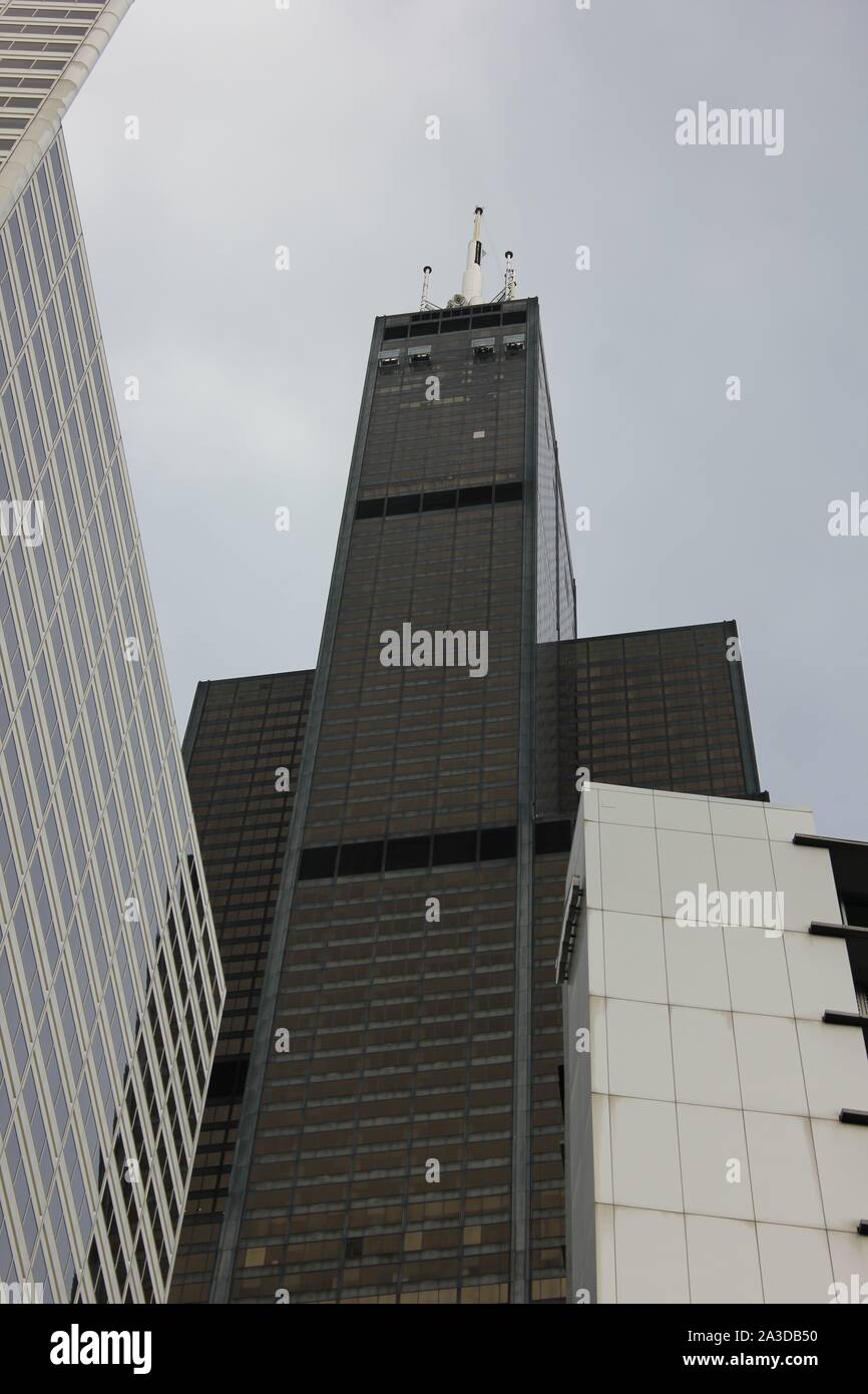Sears Tower, aka Willis Tower, in downtown Chicago, Illinois, USA Stock ...