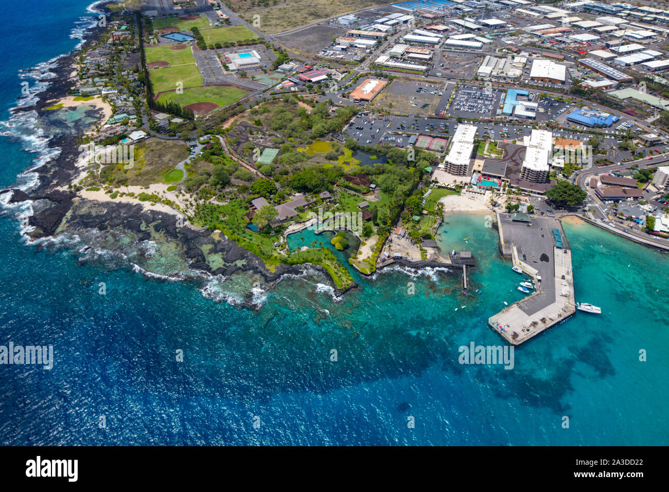 Aerial of kailua kona hi-res stock photography and images - Alamy