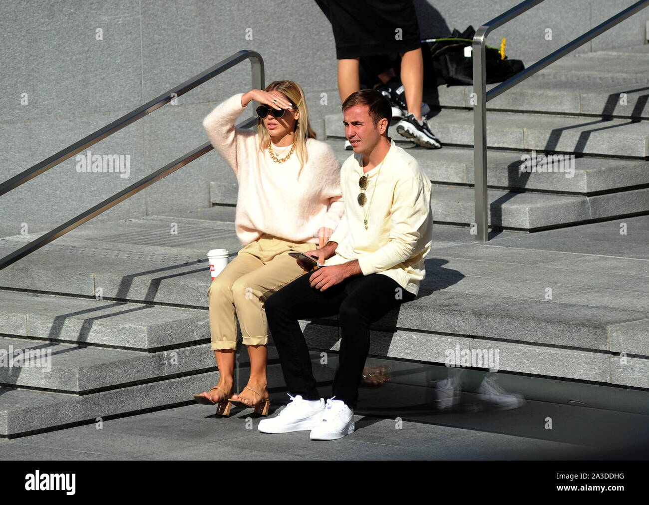 Milan, Mario Gotze and wife Ann Kathrin Brommel Mario Gotze, German ...