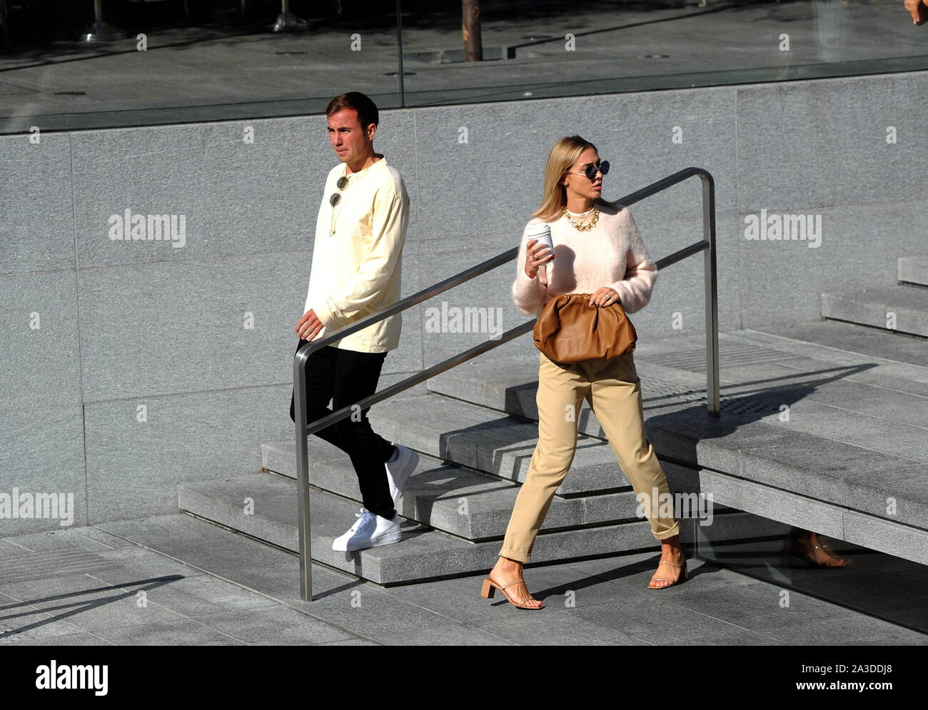 Milan, Mario Gotze and wife Ann Kathrin Brommel Mario Gotze, German ...