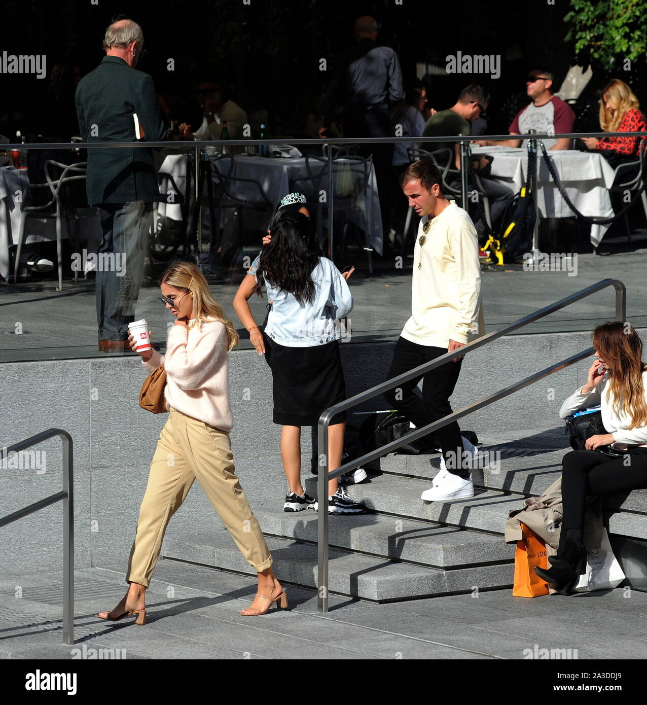 Milan, Mario Gotze and wife Ann Kathrin Brommel Mario Gotze, German ...