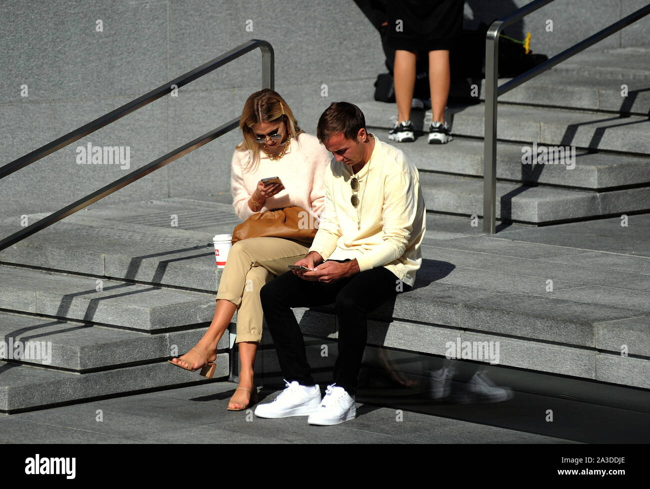 Milan, Mario Gotze and wife Ann Kathrin Brommel Mario Gotze, German ...