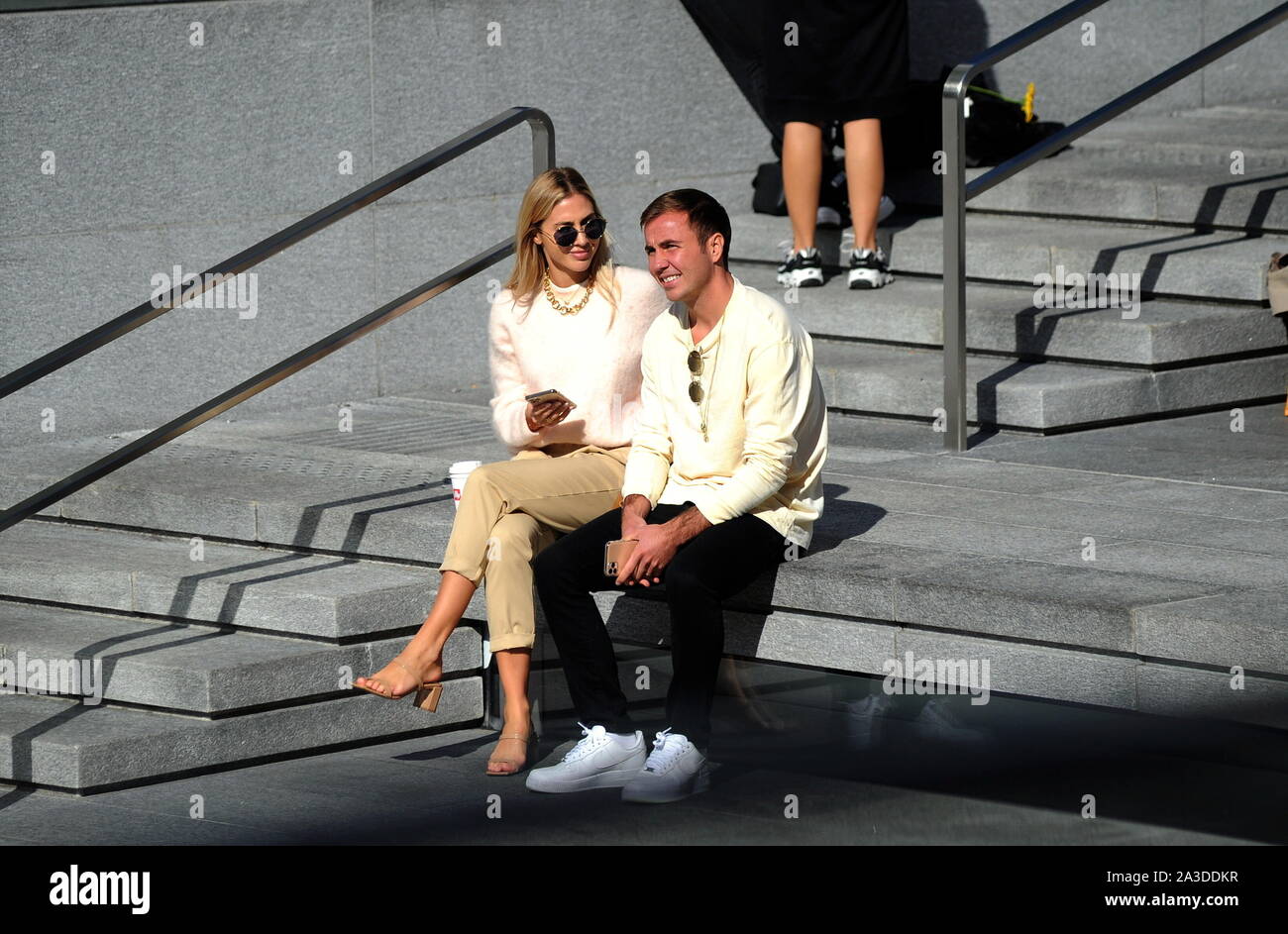 Milan, Mario Gotze and wife Ann Kathrin Brommel Mario Gotze, German ...