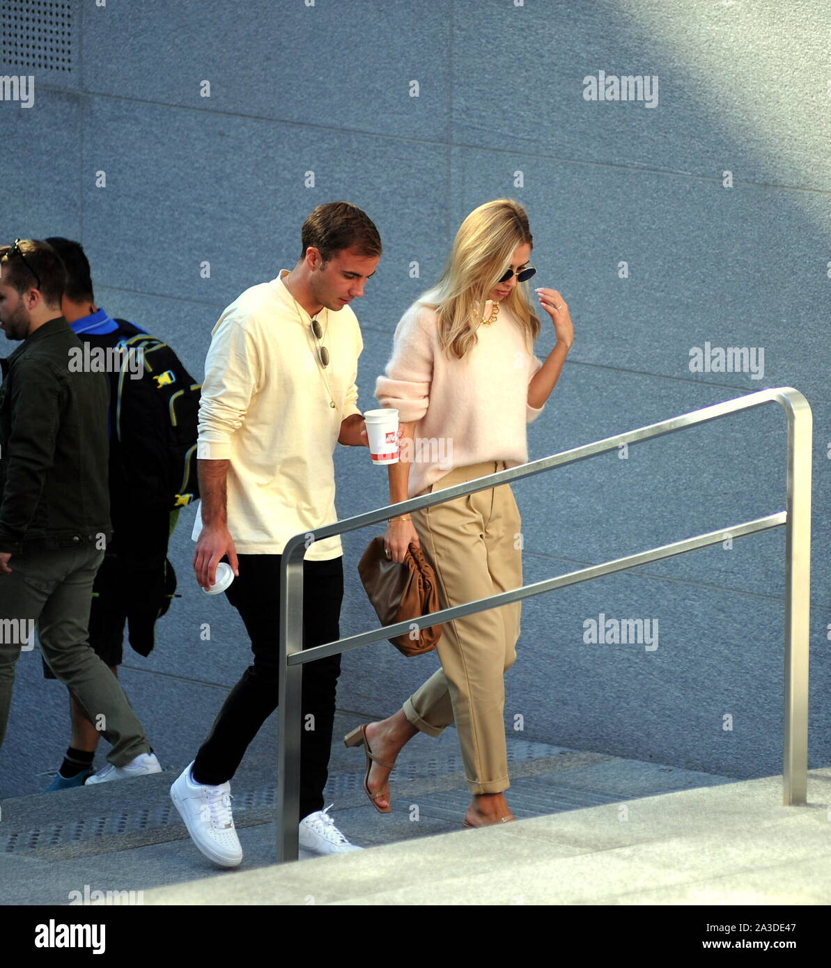 Milan, Mario Gotze and wife Ann Kathrin Brommel Mario Gotze, German ...