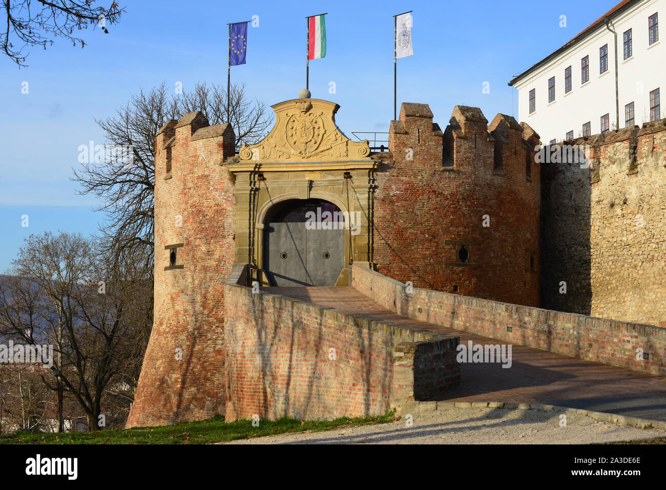 Castle of Siklós (13th centuy), Baranya county, Hungary, Magyarország ...