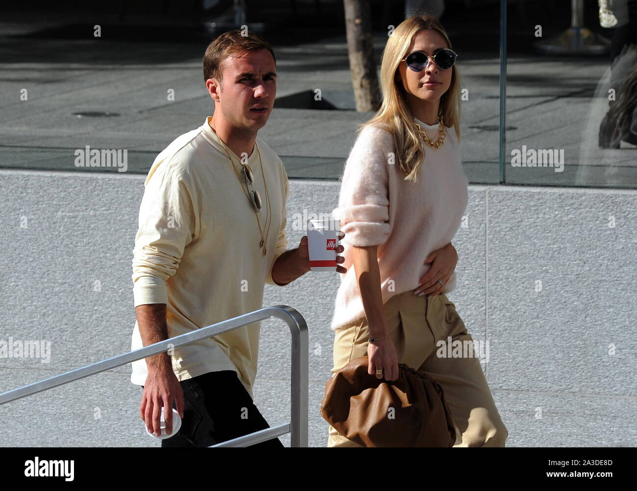 Milan, Mario Gotze and wife Ann Kathrin Brommel Mario Gotze, German ...