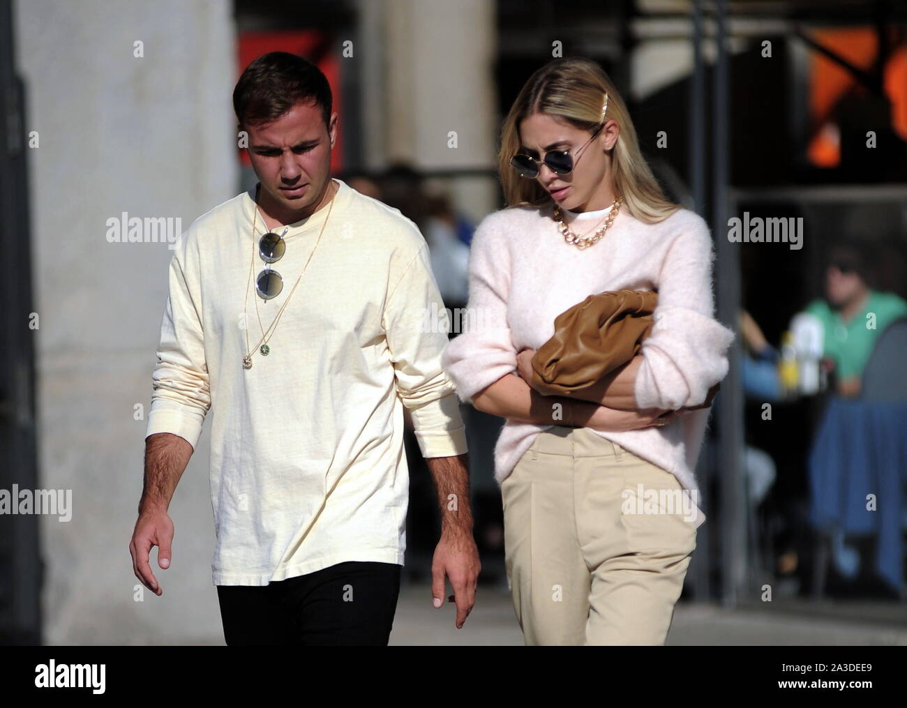 Milan, Mario Gotze and wife Ann Kathrin Brommel Mario Gotze, German ...