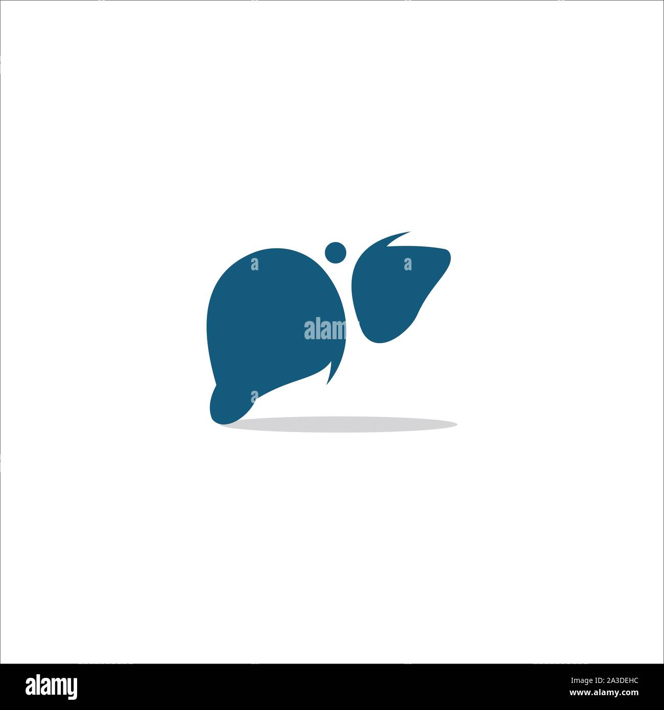 vector liver icon flat logo,human disease health design,liver anatomy ...