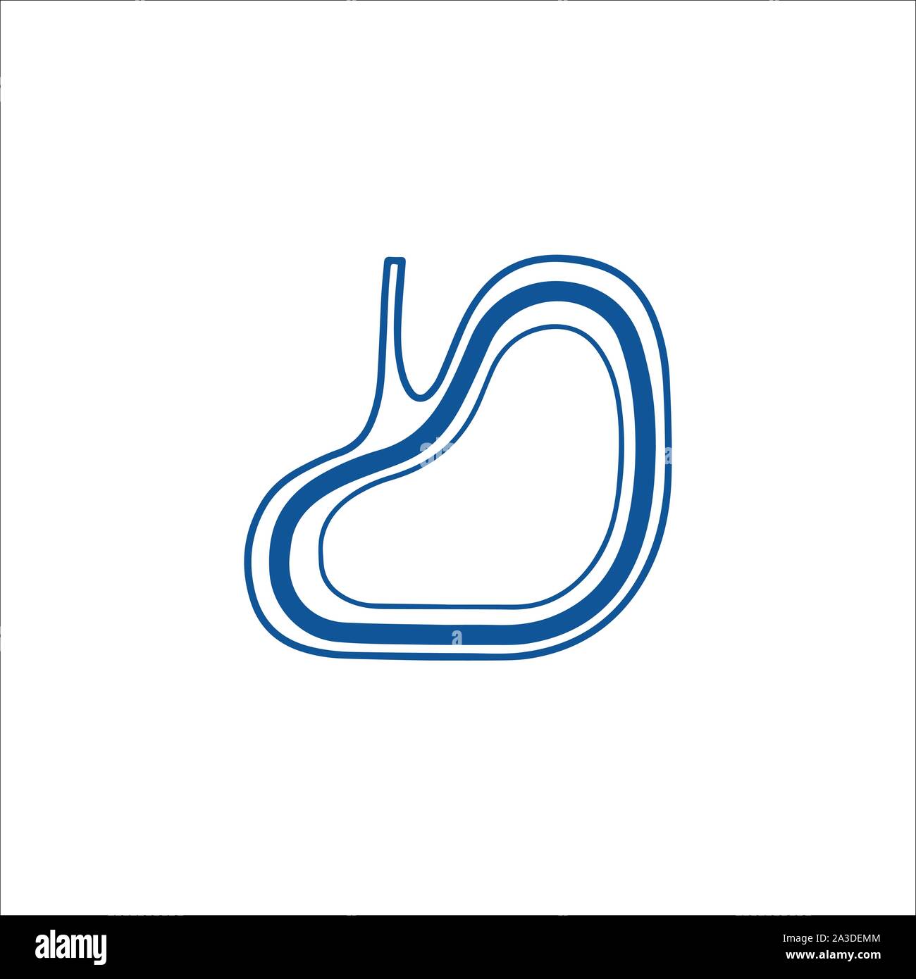 vector liver icon flat logo,human disease health design,liver anatomy ...