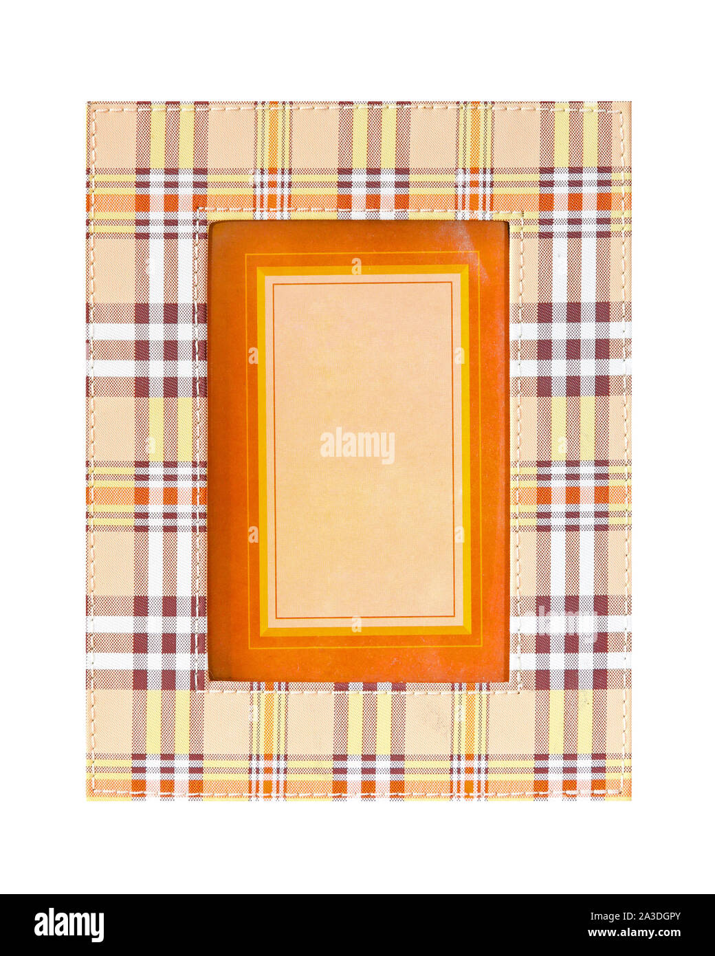 Frame with check pattern and clipping path includedfr Stock Photo - Alamy