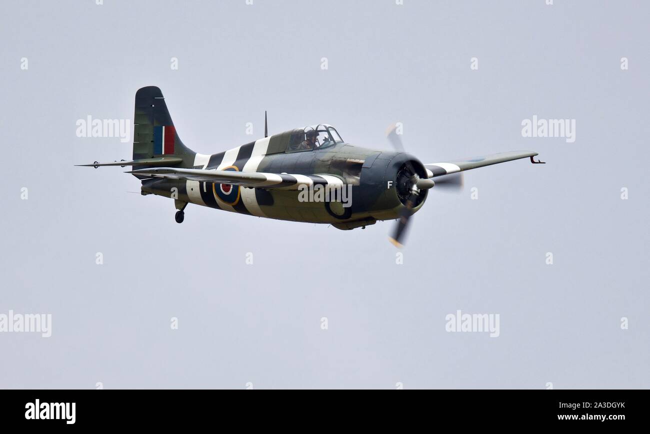 Grumman Wildcat FM2 (G-RUMW) at the IWM Duxford, Battle of Britain ...