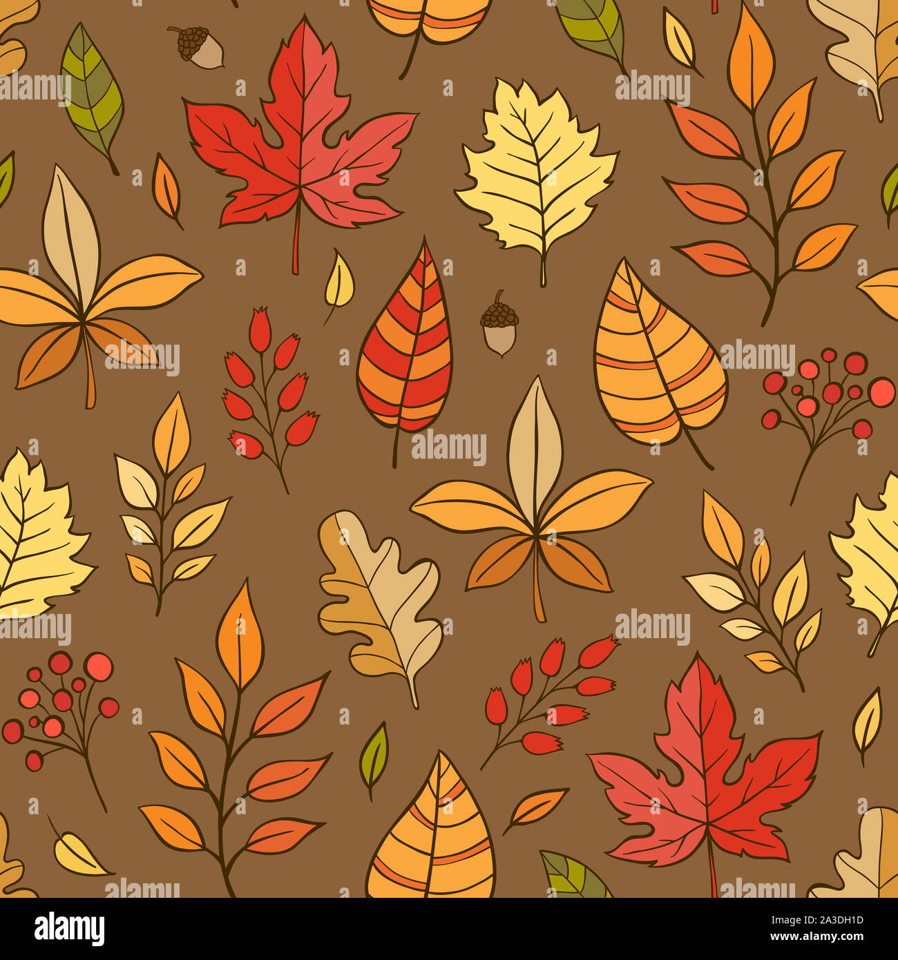 Autumn Pattern Background