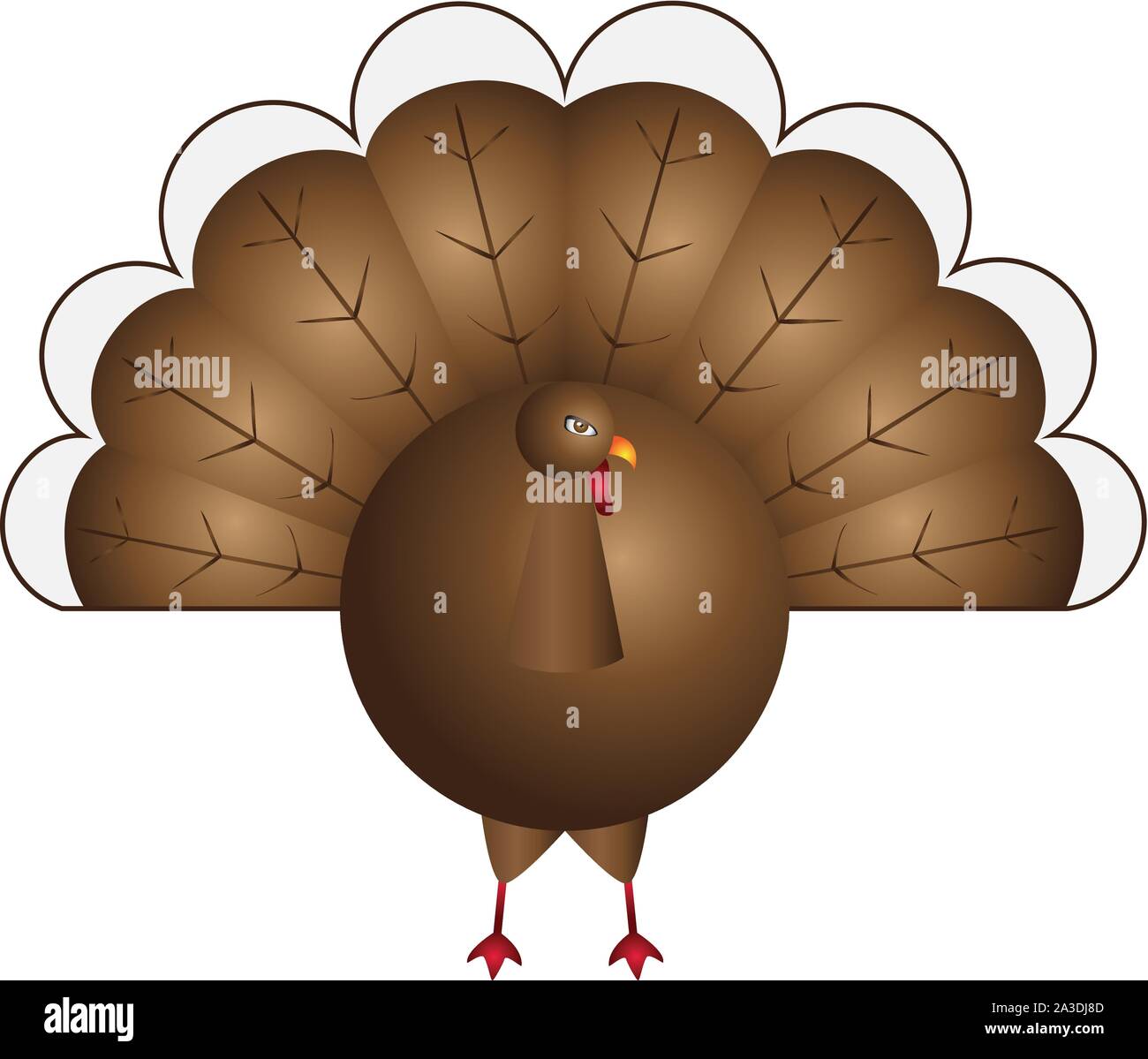 Red tail bird standing Cut Out Stock Images & Pictures - Alamy