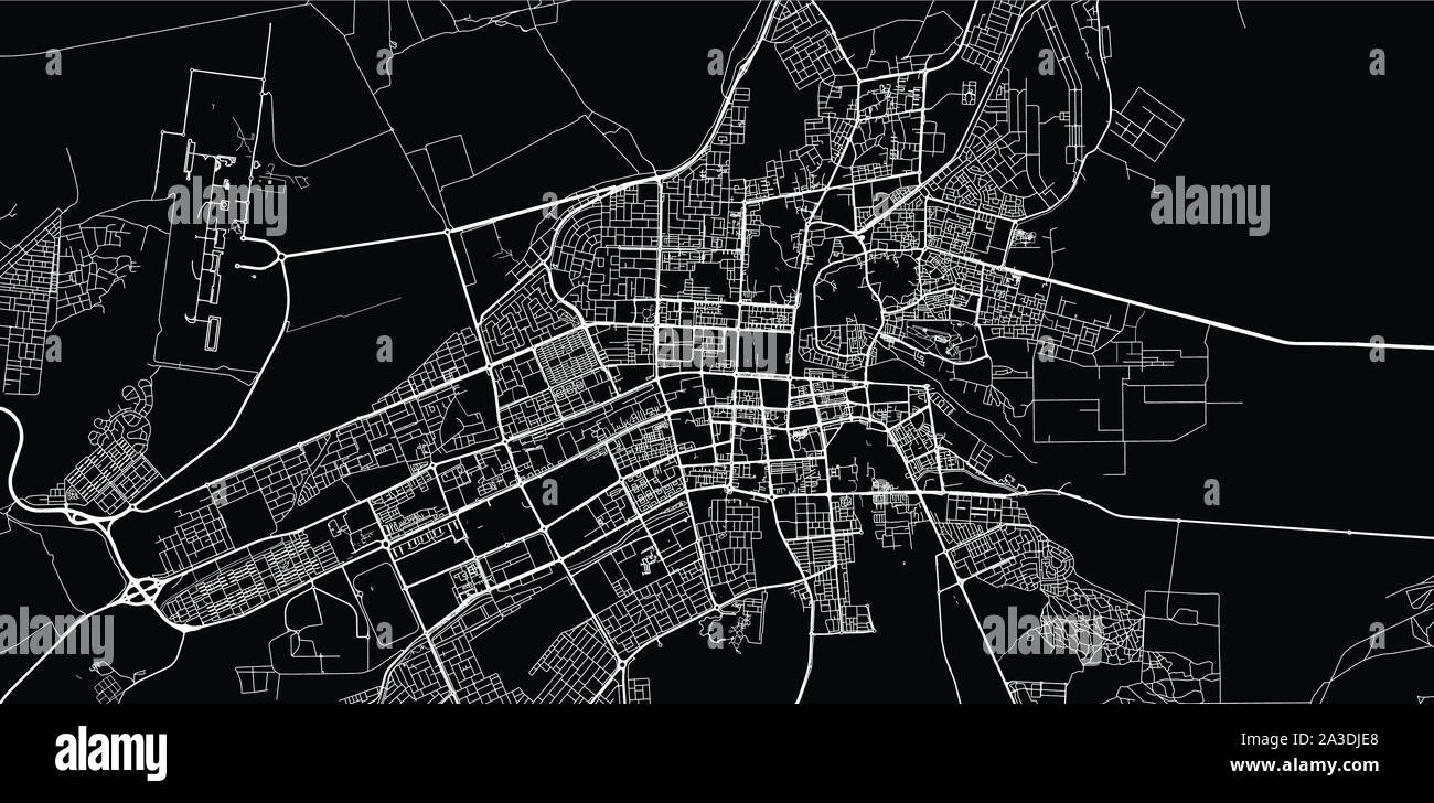 Map of al ain hi-res stock photography and images - Alamy