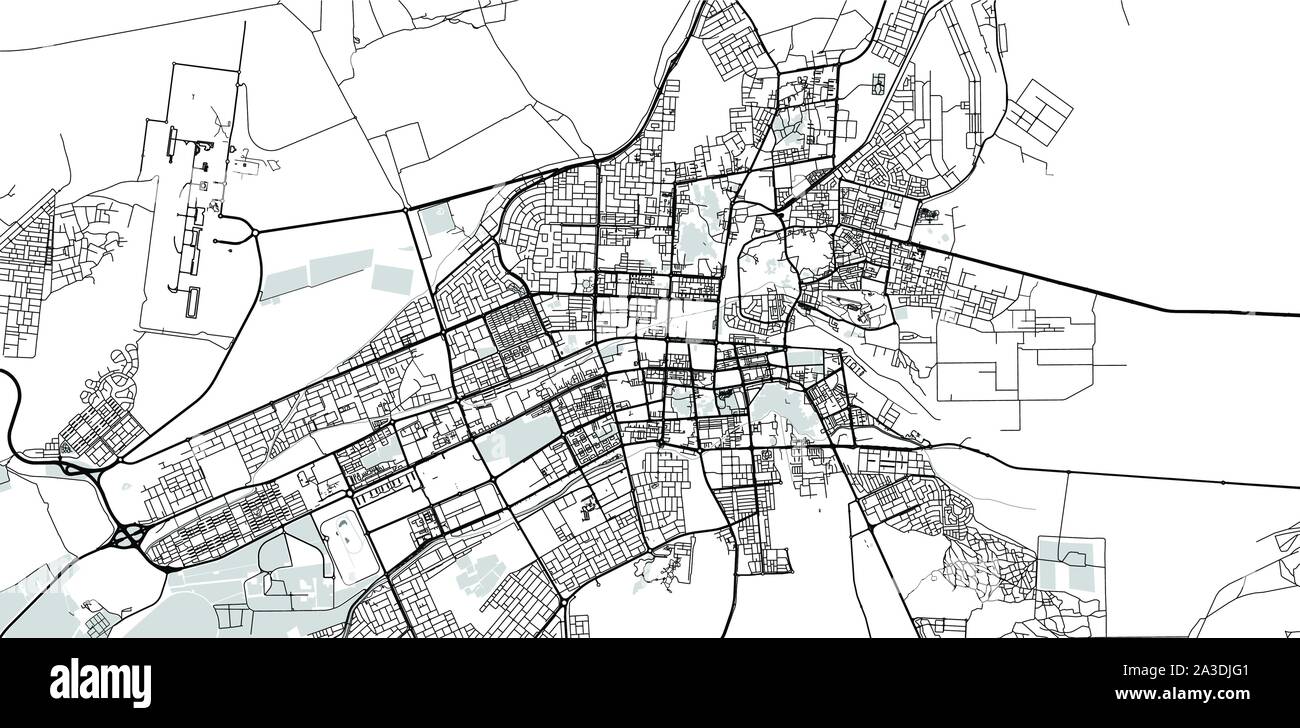 Map of al ain hi-res stock photography and images - Alamy