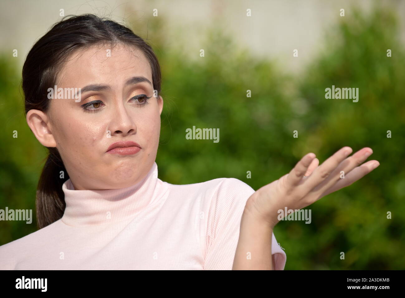 An An Indecisive Diverse Person Stock Photo - Alamy