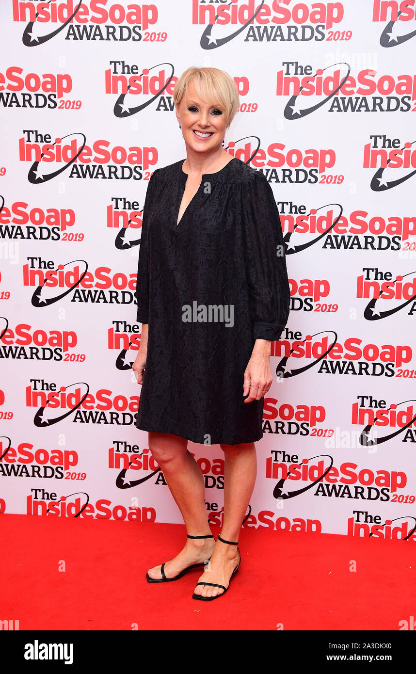 Sally Dynevor arriving for the Inside Soap Awards 2019 held at Sway ...