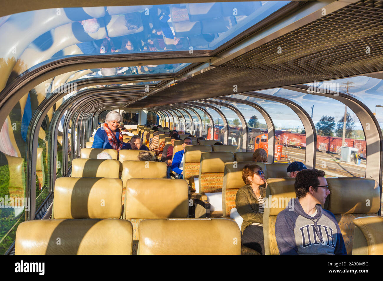 Observation car train hi-res stock photography and images - Alamy