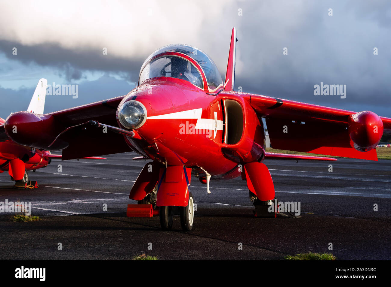 Red arrows gnat display aircraft hi-res stock photography and images ...