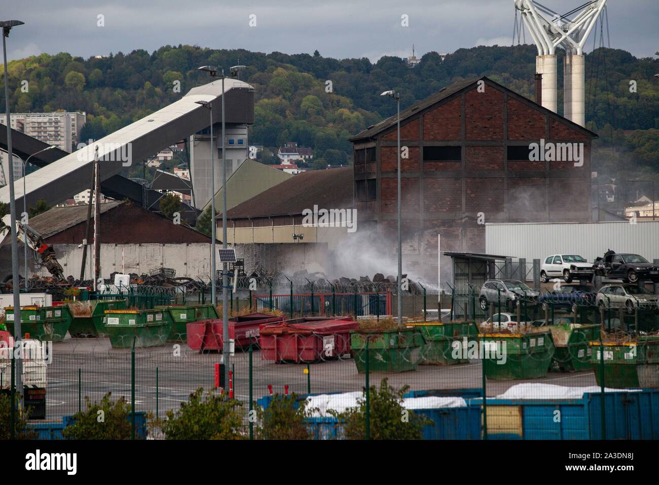 Lubrizol fire rouen hi-res stock photography and images - Alamy