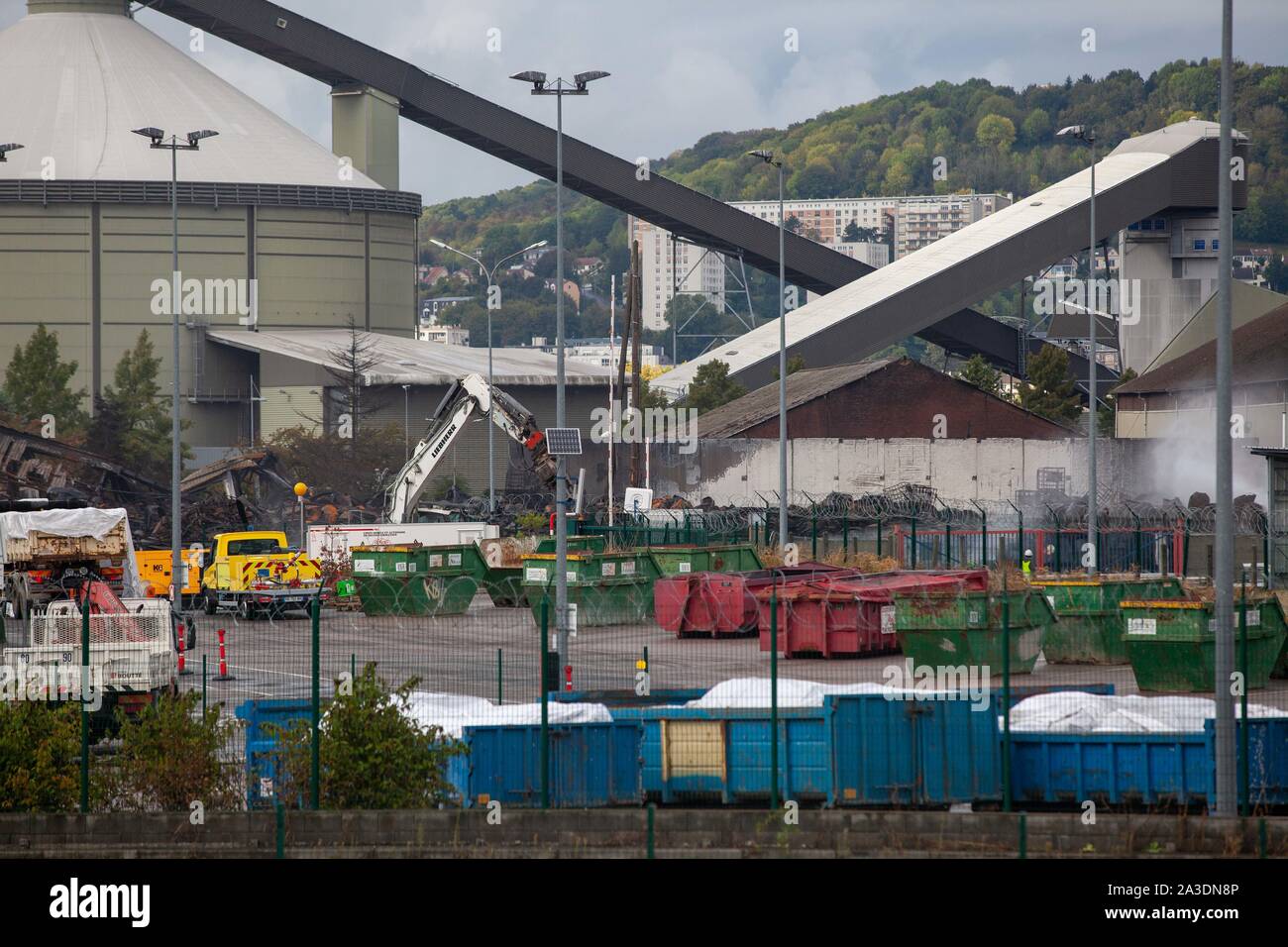 Lubrizol fire rouen hi-res stock photography and images - Alamy