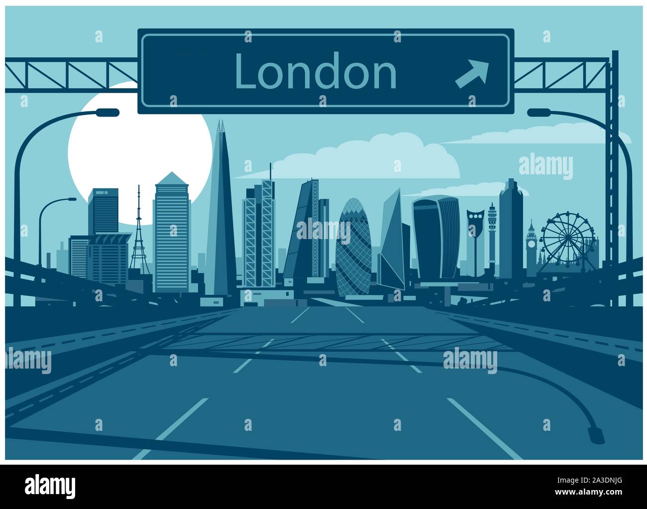 London skyscrapers Cut Out Stock Images & Pictures - Alamy