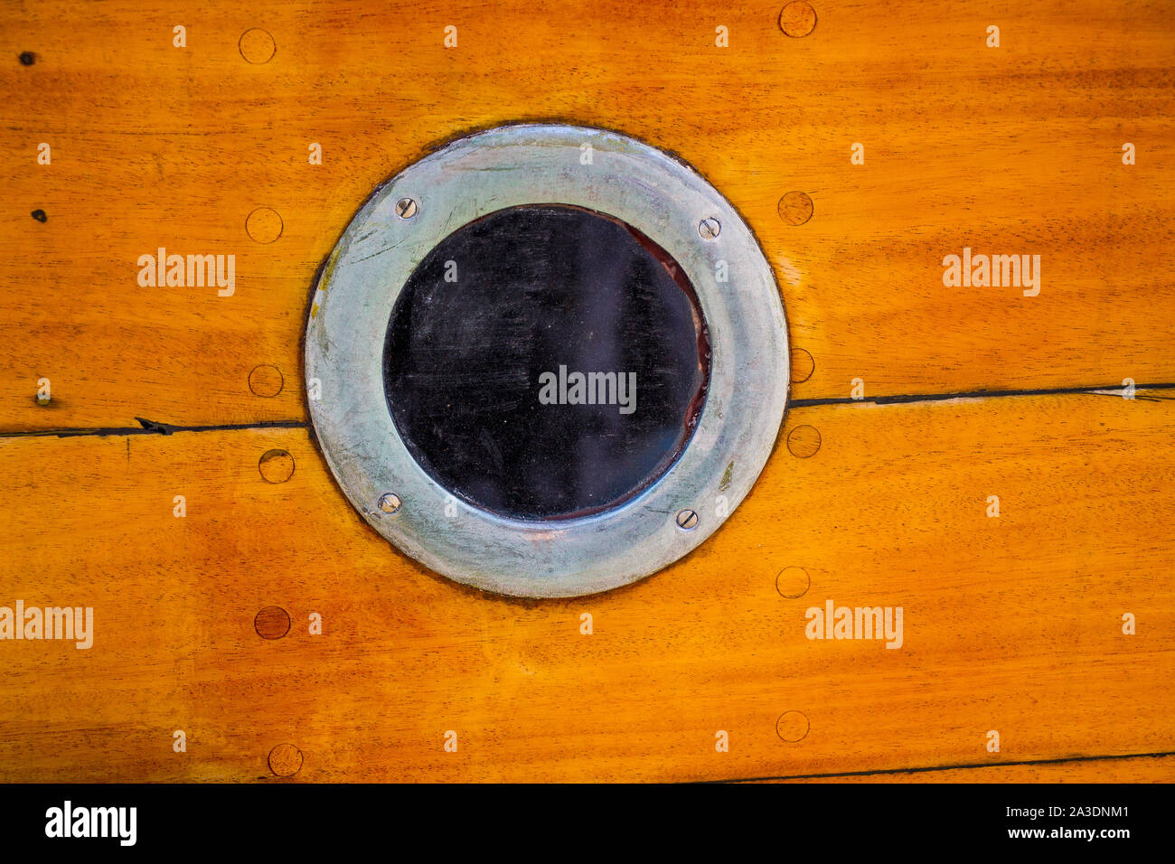 Porthole in a carvel hull hi-res stock photography and images - Alamy