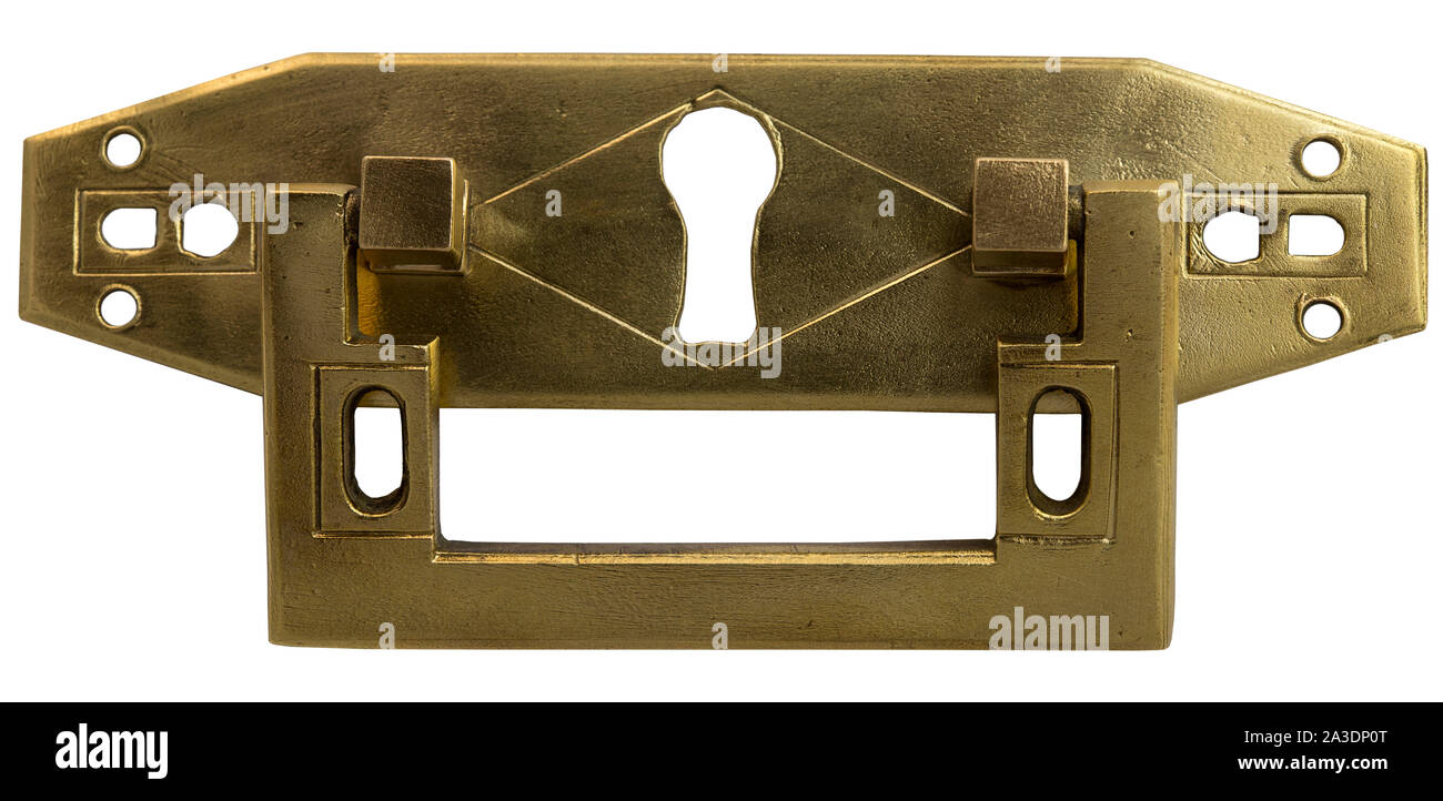 Vintage drawer handle detail Cut Out Stock Images & Pictures - Alamy