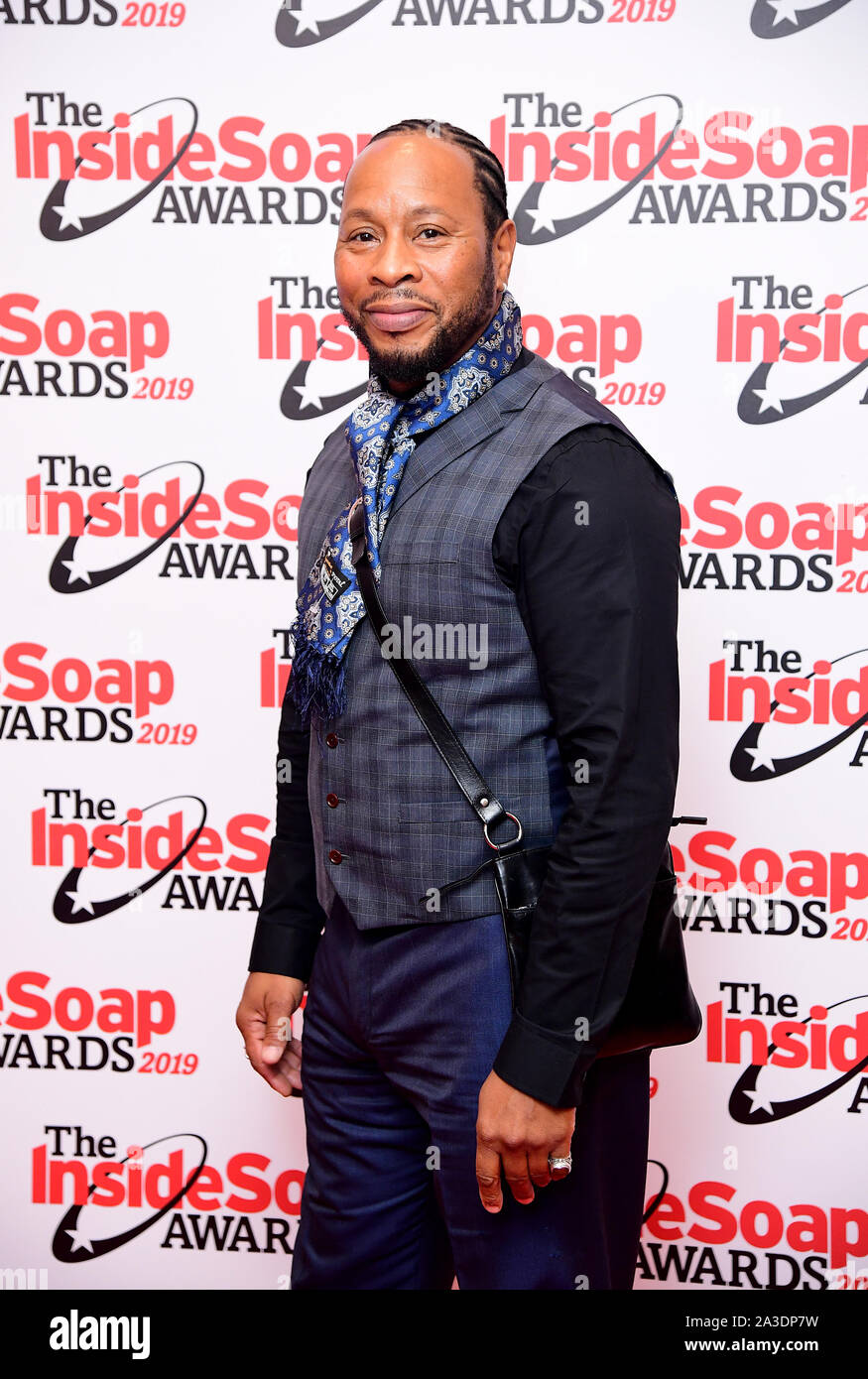 Roger Griffiths arriving for the Inside Soap Awards 2019 held at Sway ...