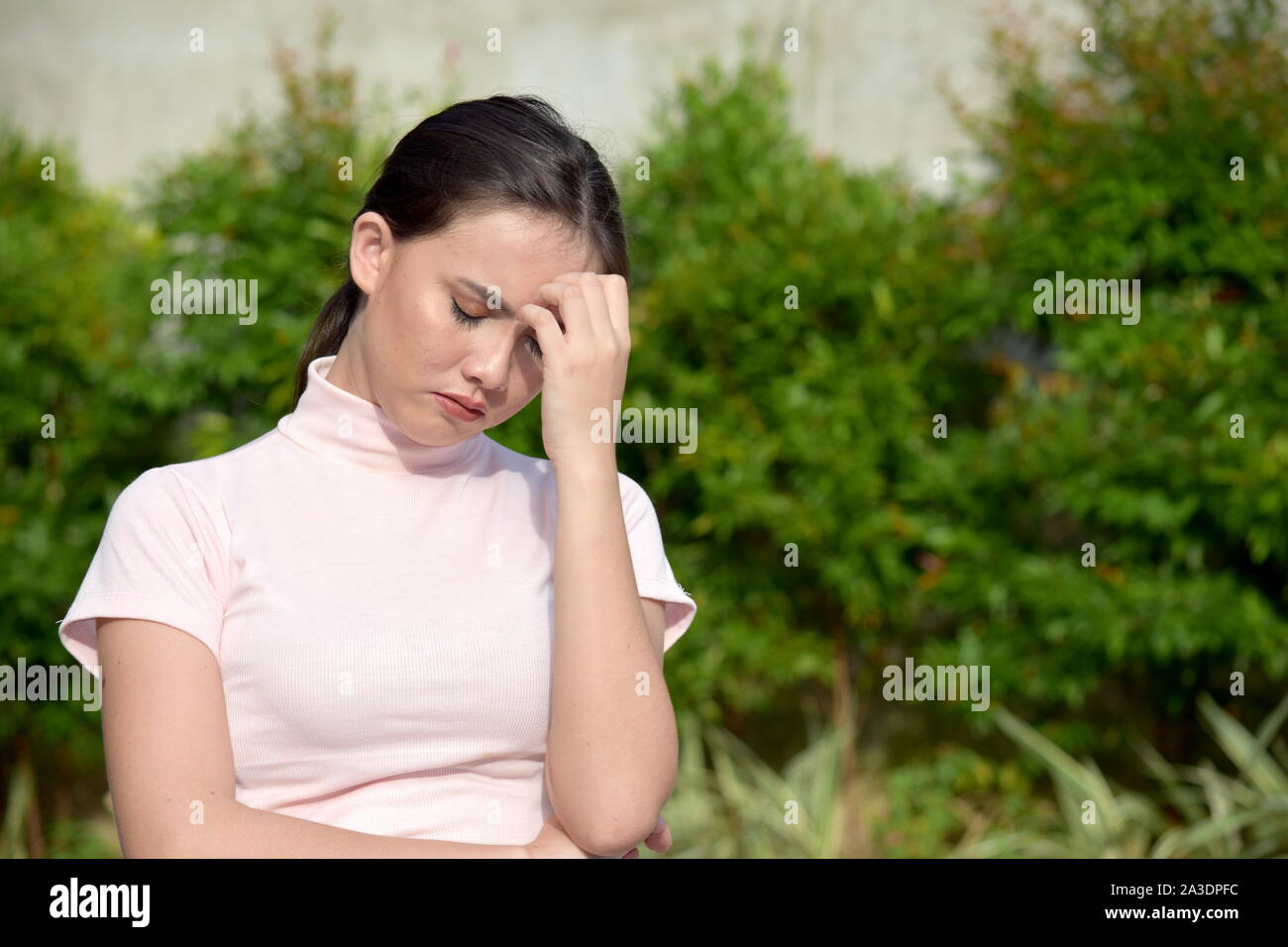 A Sad Female Woman Stock Photo - Alamy