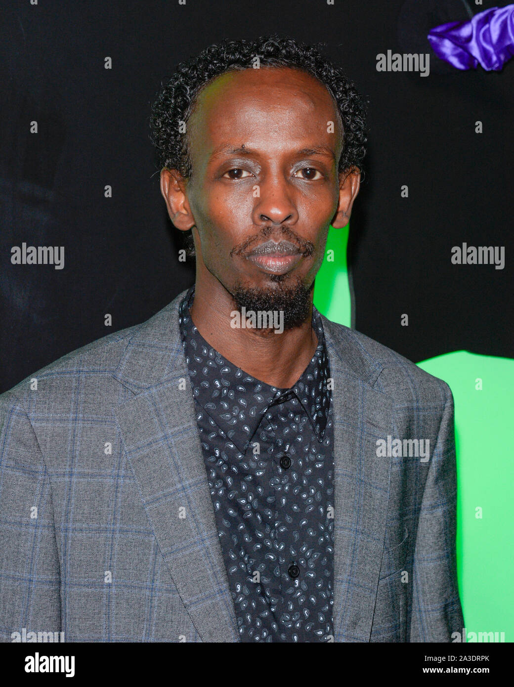 New York, NY - October 4, 2019: Barkhad Abdi attends Huluween ...