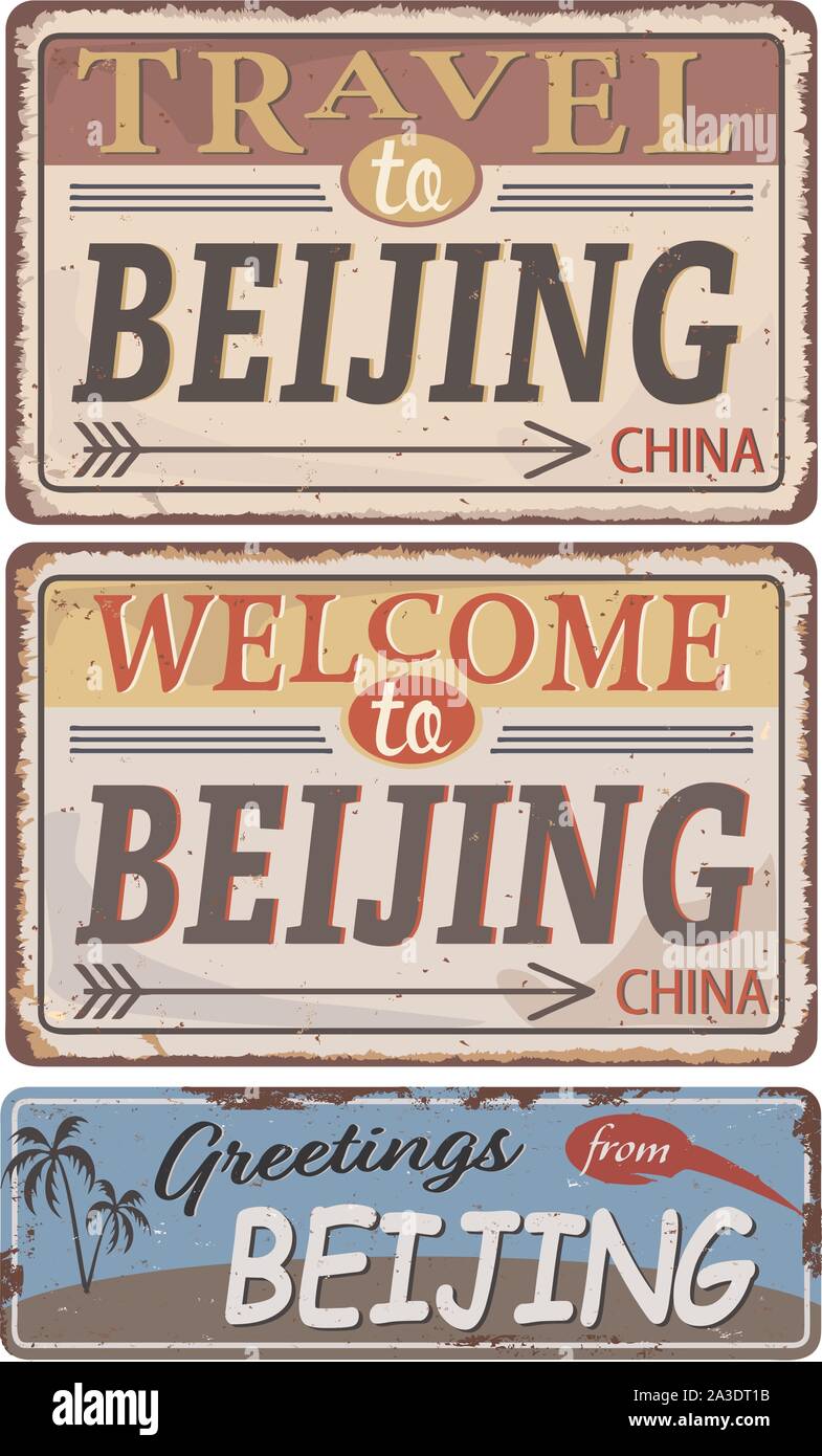 Visit beijing Stock Vector Images - Alamy