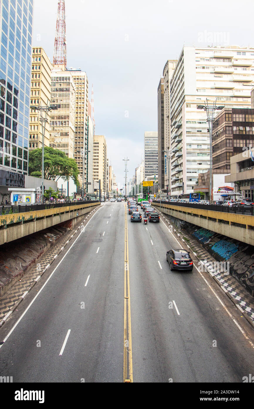 Paulista Avenue, Capital, São Paulo, Brazil Stock Photo - Alamy
