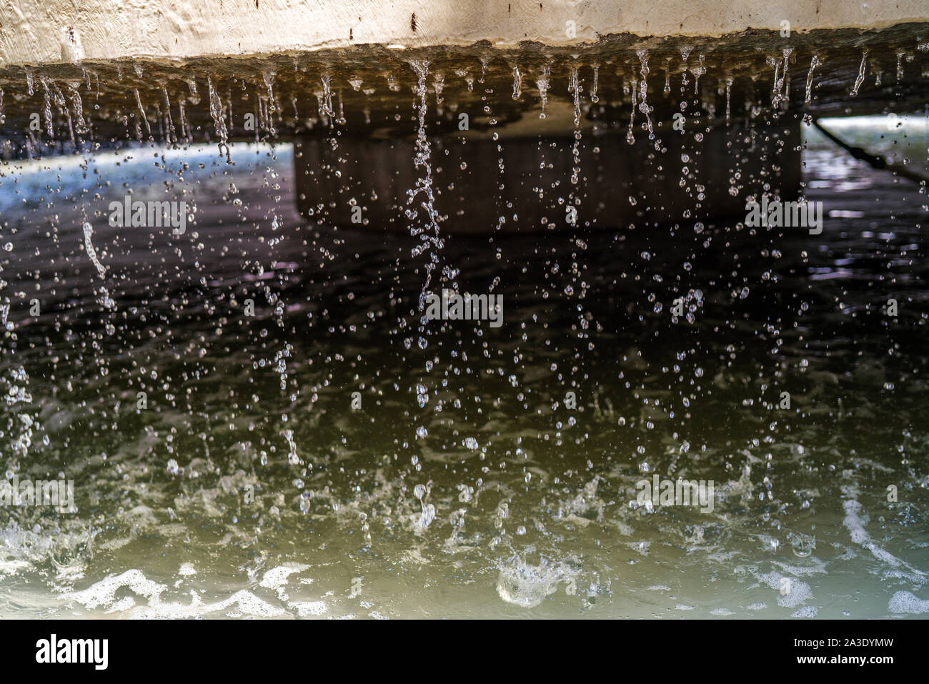 water drops ornamental pool close-up photo Stock Photo - Alamy