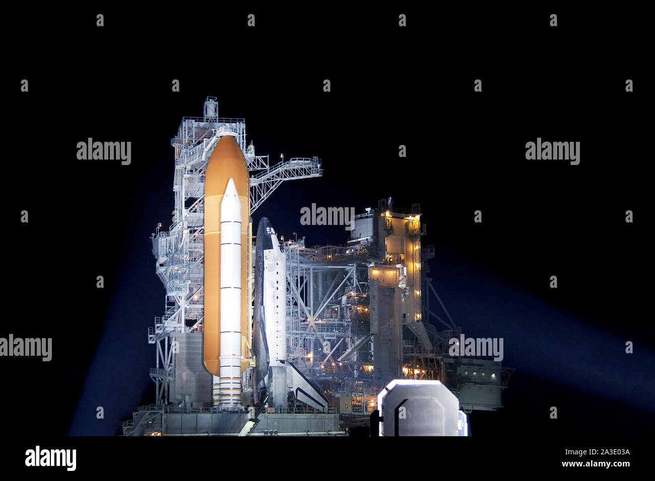 Launch pad of the space shuttle. Elements of this image were furnished ...
