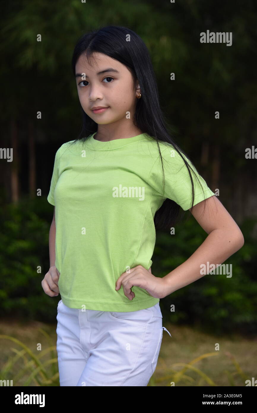 A Cute Female Portrait Stock Photo - Alamy