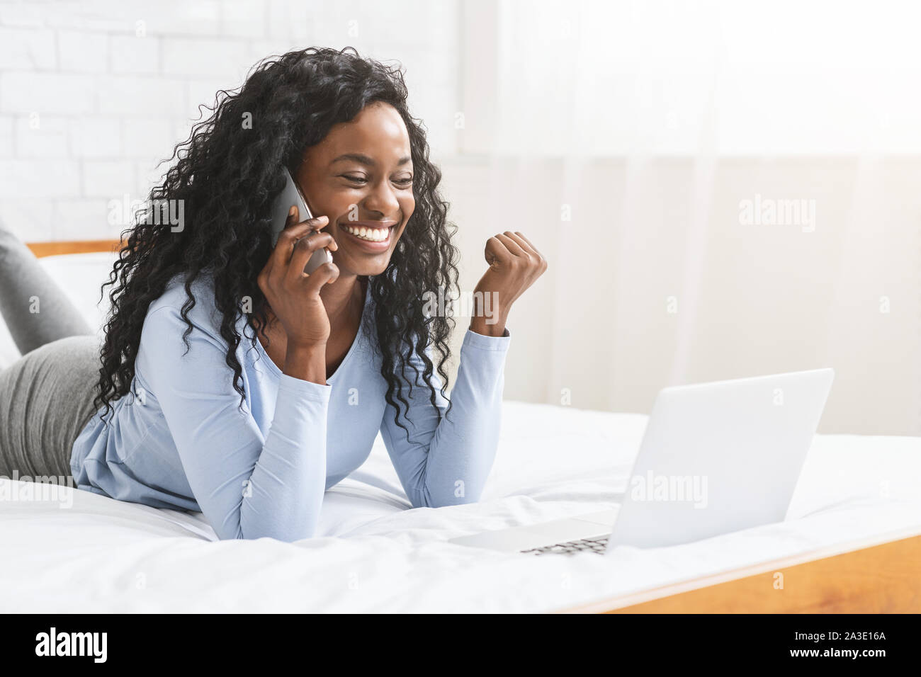Woman get job hi-res stock photography and images - Alamy