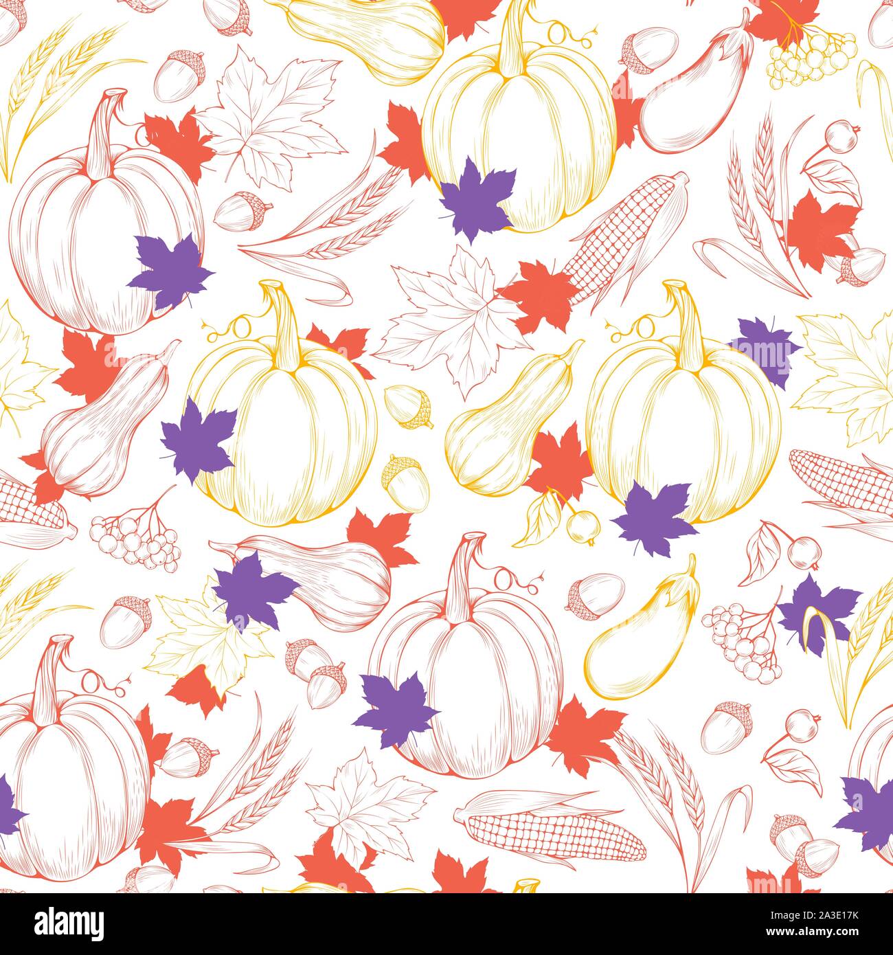 Thanksgiving pattern hi-res stock photography and images - Alamy