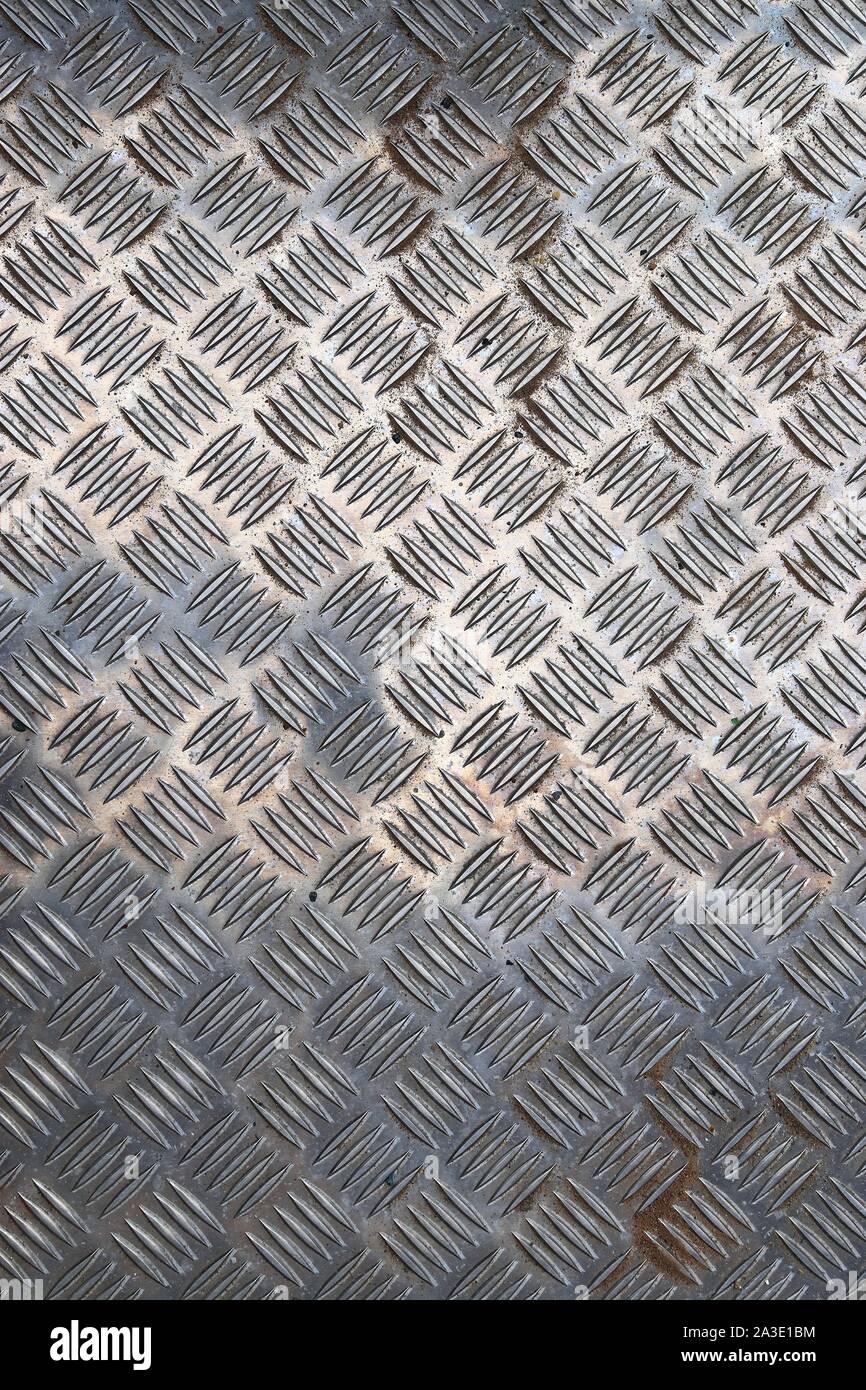 Detailed close up view on metal and steel structure textures in ...