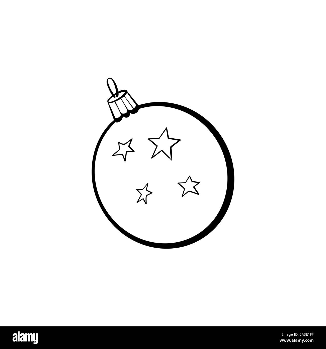 Coloring Christmas Ball Drawing Kids N Fun.com | Coloring Page