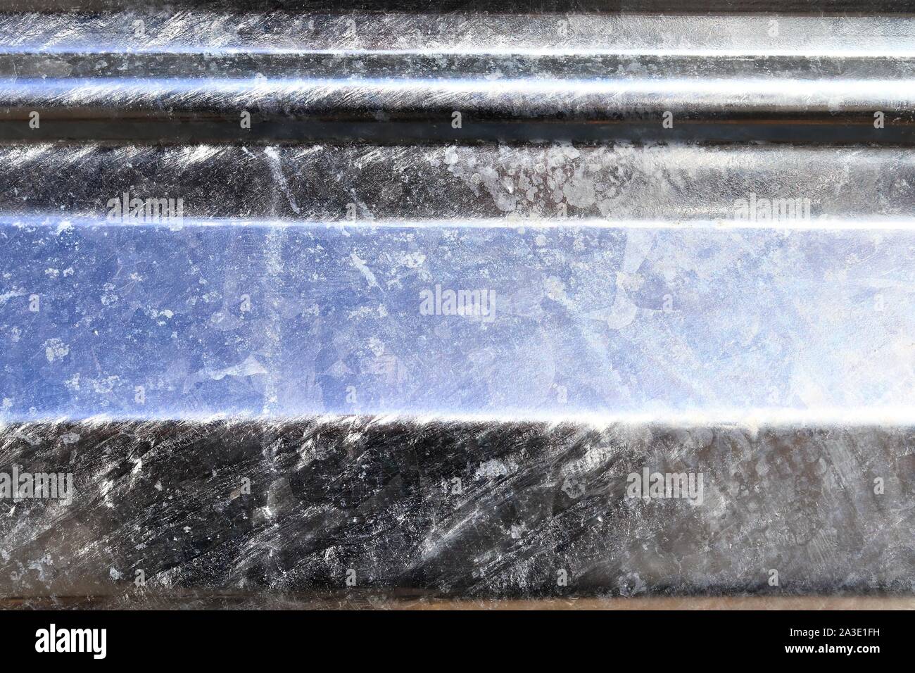 Detailed close up view on metal and steel structure textures in ...